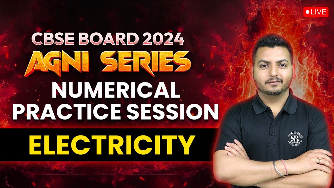 CBSE Class 10 Physics Chapter 3 | Numerical Practice Session | Agni Series Physics By Raghvendra ...