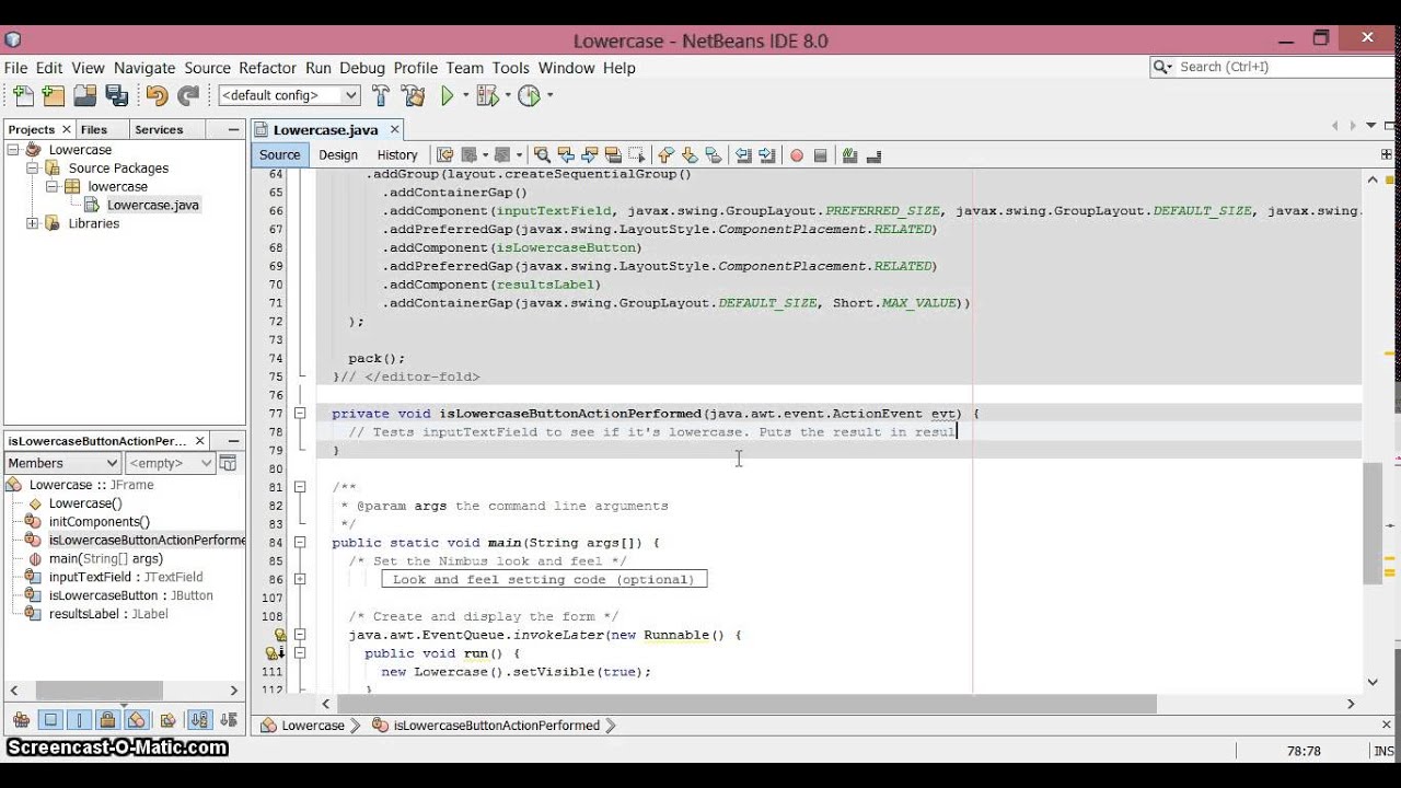 Writing a Java application in NetBeans with a GUI - YouTube