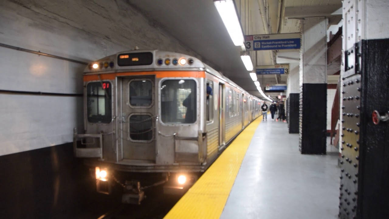 SEPTA Broad Street Line - Kawasaki 1982-84 B IV Cars heading to NRG ...