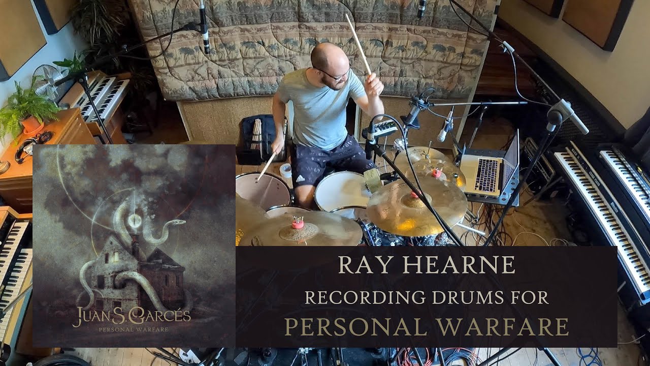 Ray Hearne recording drums for Personal Warfare - YouTube