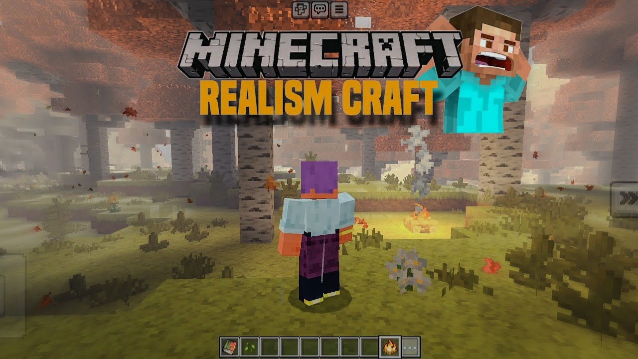 REALISM CRAFT ADDON FOR MCPE 1.21 !! 🔥 - YouTube