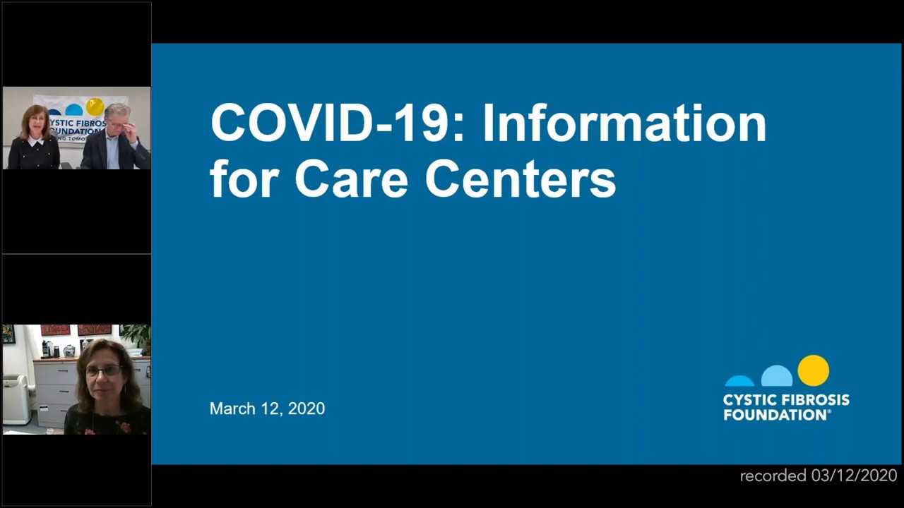 CF Foundation | COVID-19 Information for CF Care Teams - YouTube
