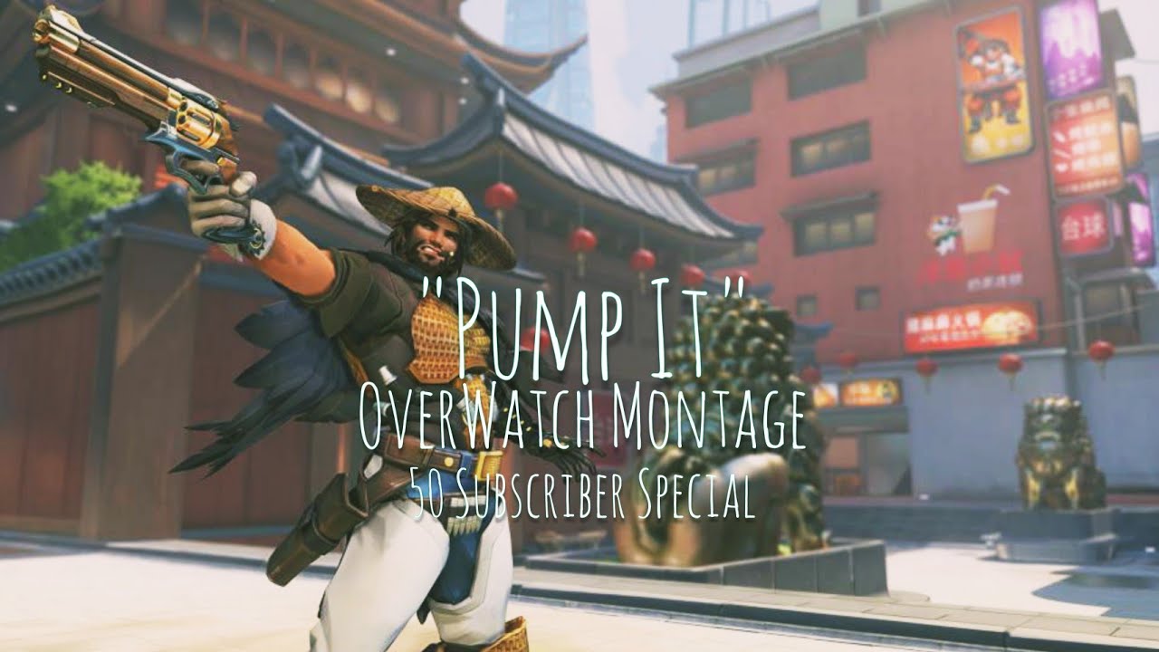 "Pump It" | Overwatch Montage | 50 Sub Special - YouTube