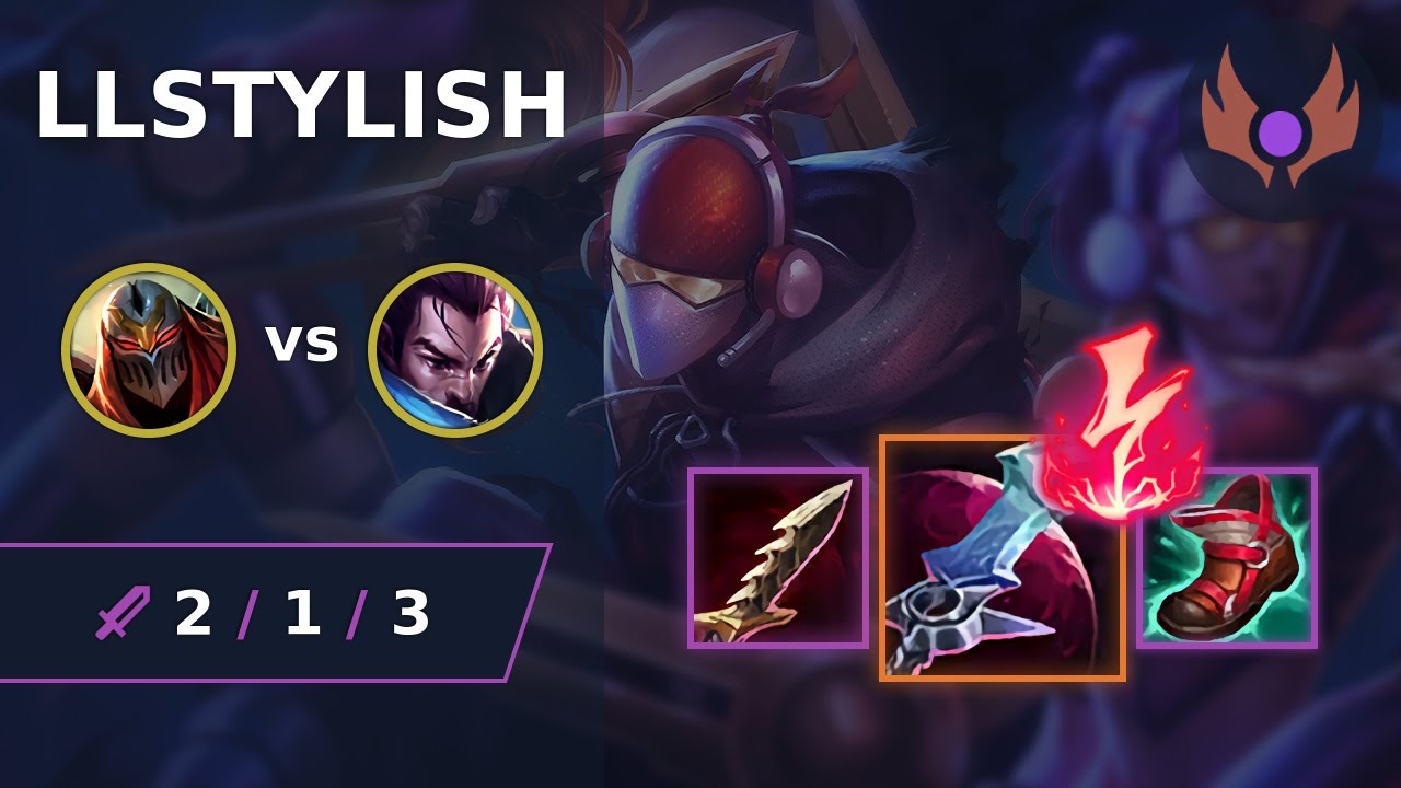 [ LLStylish ] Zed MID vs Yasuo | NA MASTER | LOL Season 2024 - YouTube