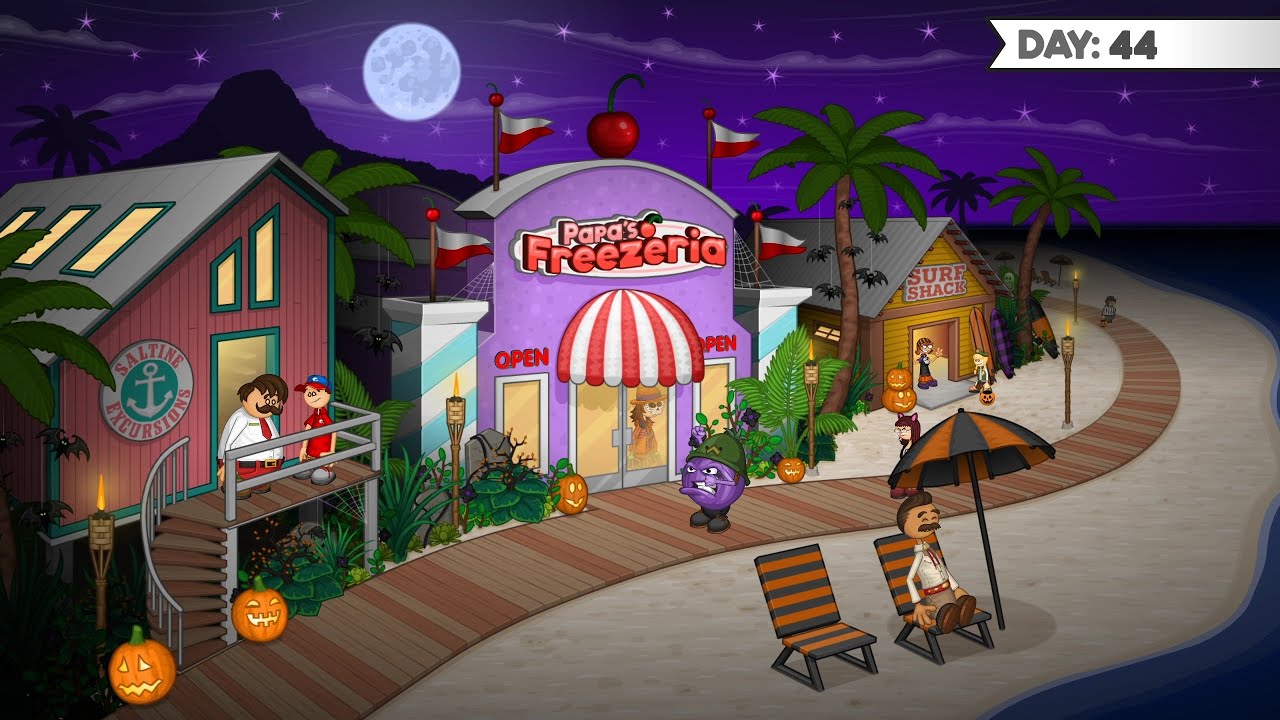 Papa's Freezeria Deluxe - Day 44, Rank 24 [Halloween] [All] [Sarge Fan ...