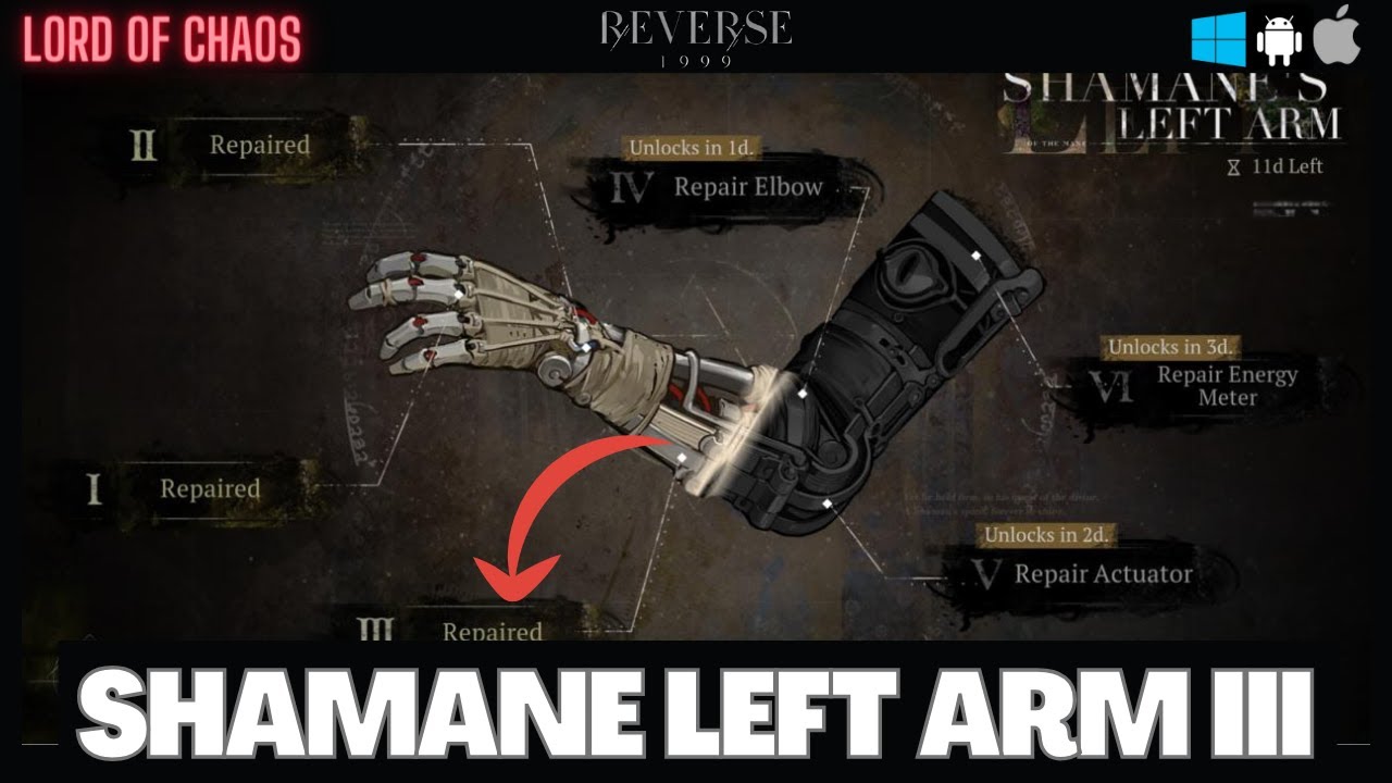 Reverse 1999 Shamane's Left Arm III | QUICK COMPLETE | ALL REWARDS ...