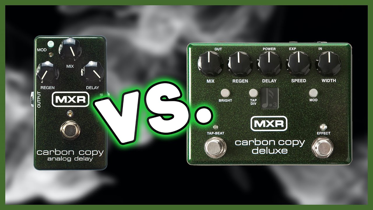 MXR Carbon Copy Analog Delay Vs Carbon Copy Deluxe YouTube mxr-carbon-copy-analog-delay-vs-carbon-copy-deluxe-youtube