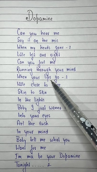 Dopamine ~ Fatih Karytu ️🥰 #shorts #viral #trend #music #lyrics # ...