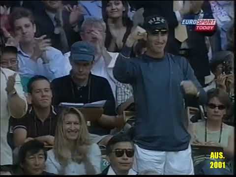 Andre Agassi v Arnaud Clement Australian Open 2001 Final