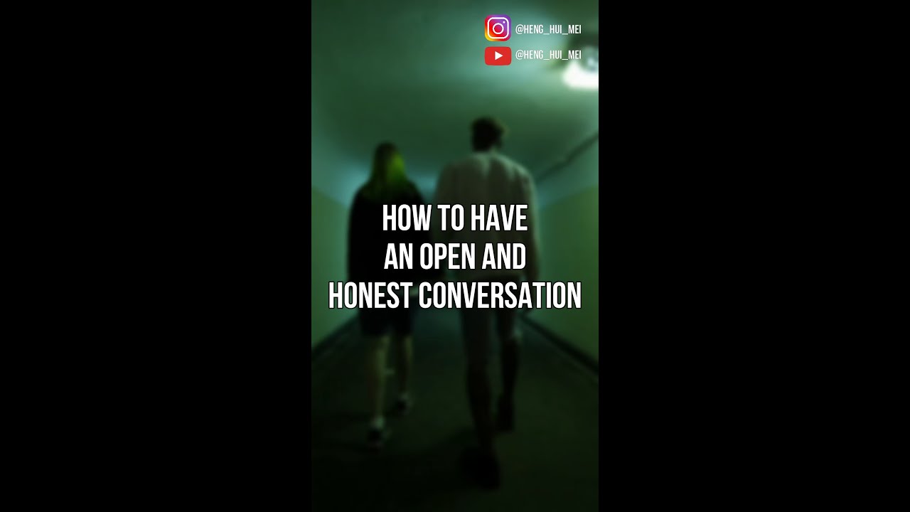 The exact method to have an open, honest conversation - YouTube