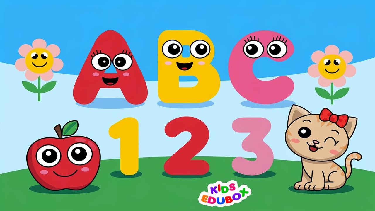 ABC & 123 Learning Videos For Preschool | ABC And One Two Three | ABC ...