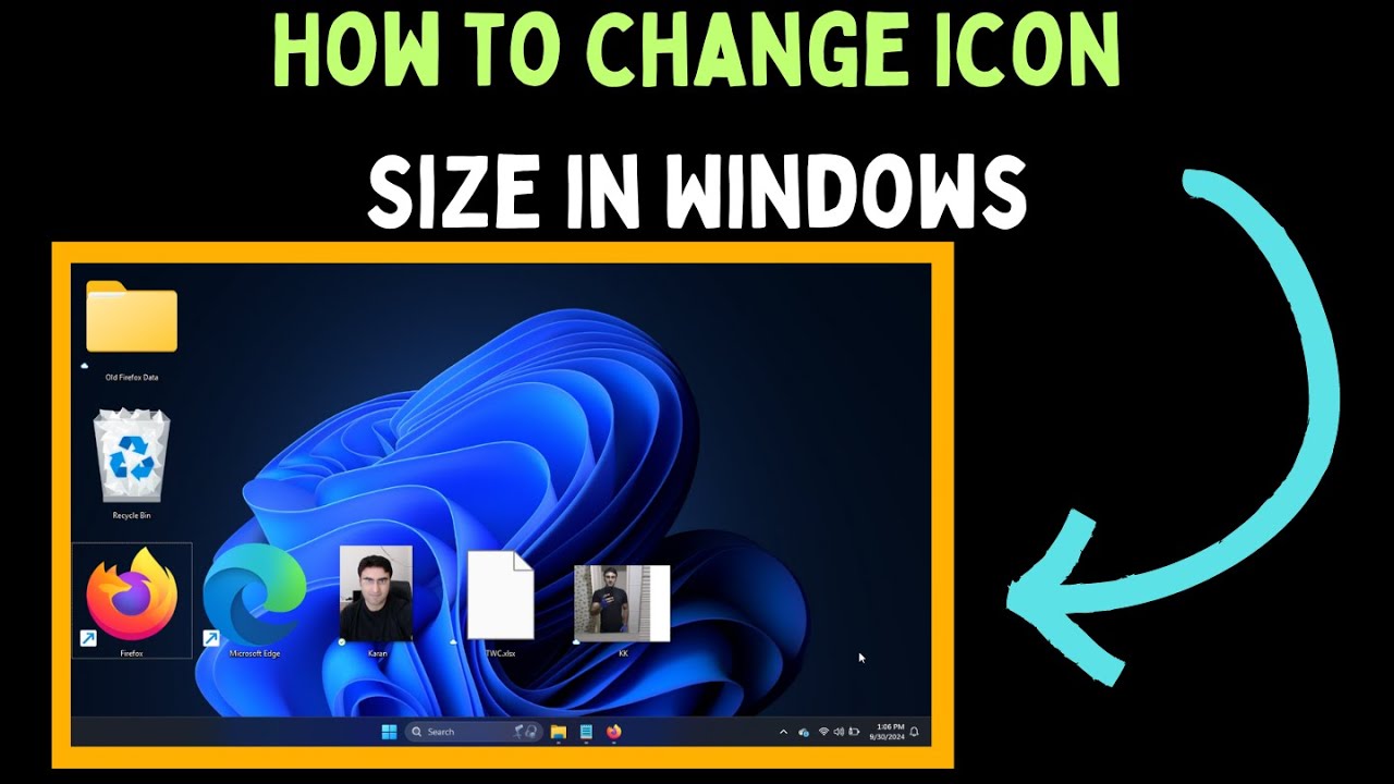 How to Change Icon Size in Windows 11 - YouTube