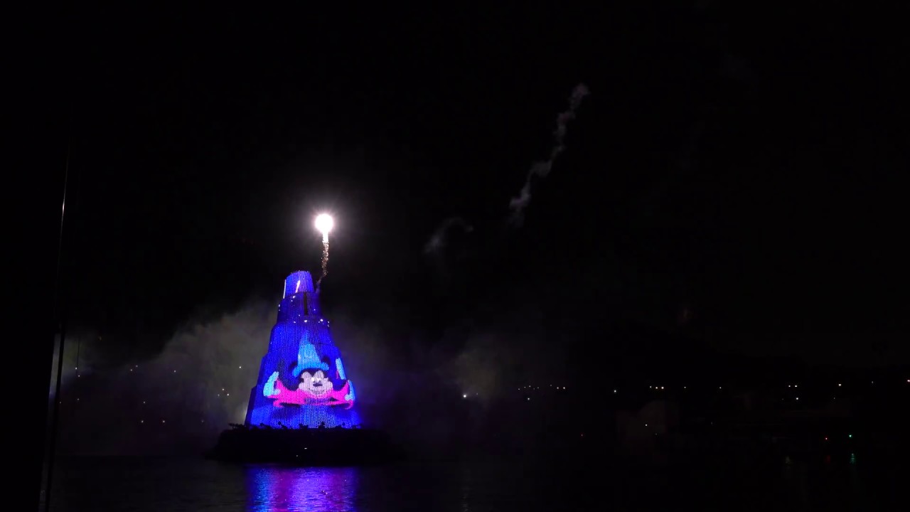 Tokyo DisneySea Fantasmic Lights Laser and Water Show 4K Video - YouTube