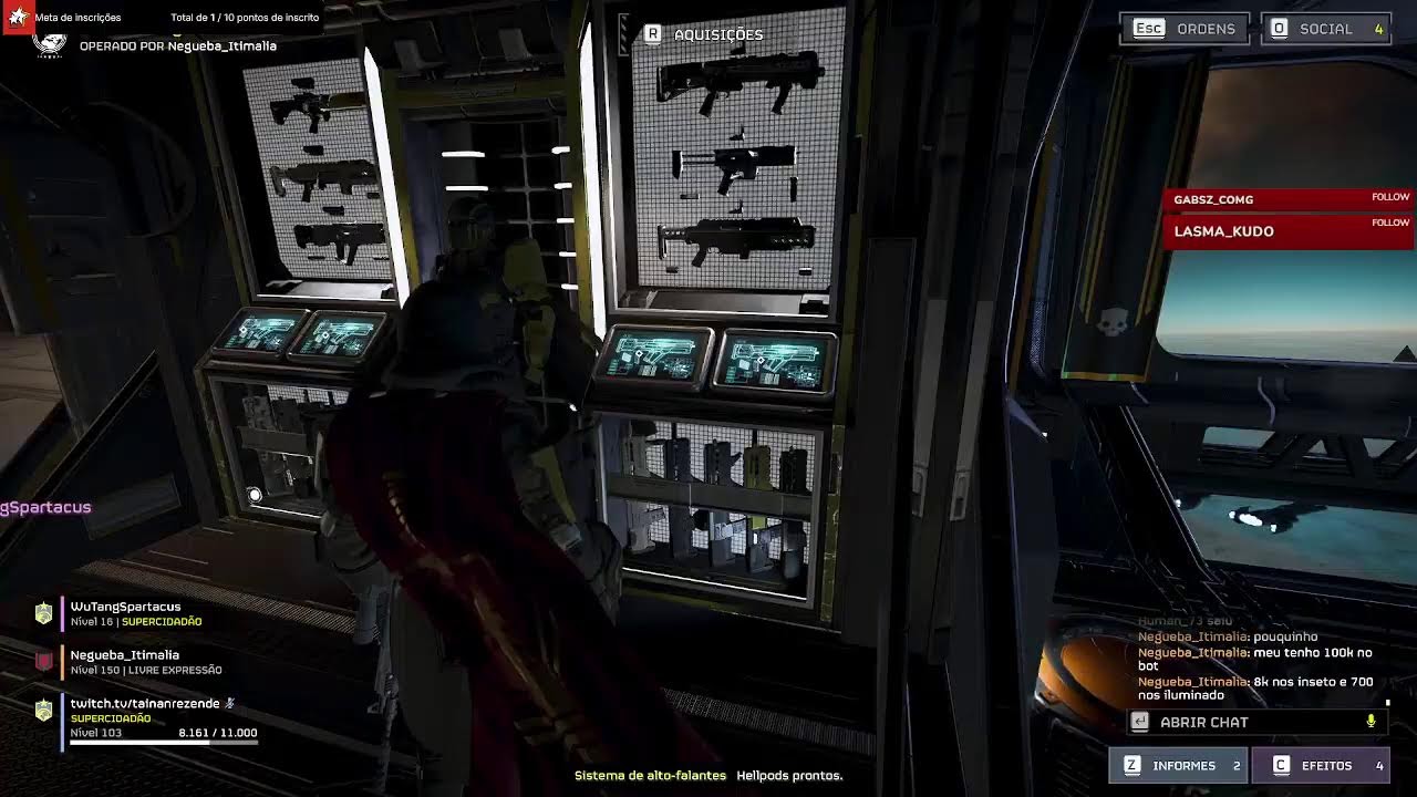 HELLDIVERS 2 🔴LIVE🔴 UM BELO DOMINGO PARA CAPTURAR VOG-SOJOTH, VENHA ...