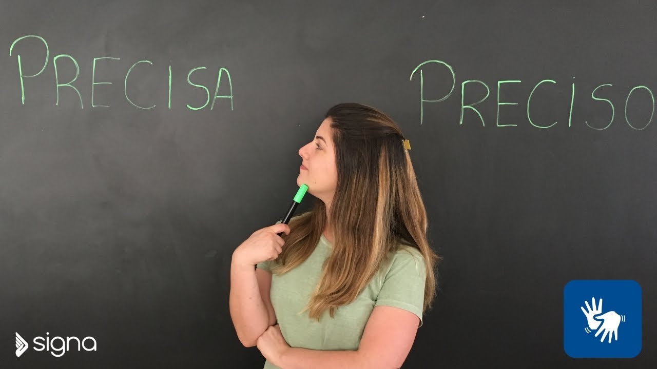 PORTUGUÊS - Precisa ou preciso? - YouTube