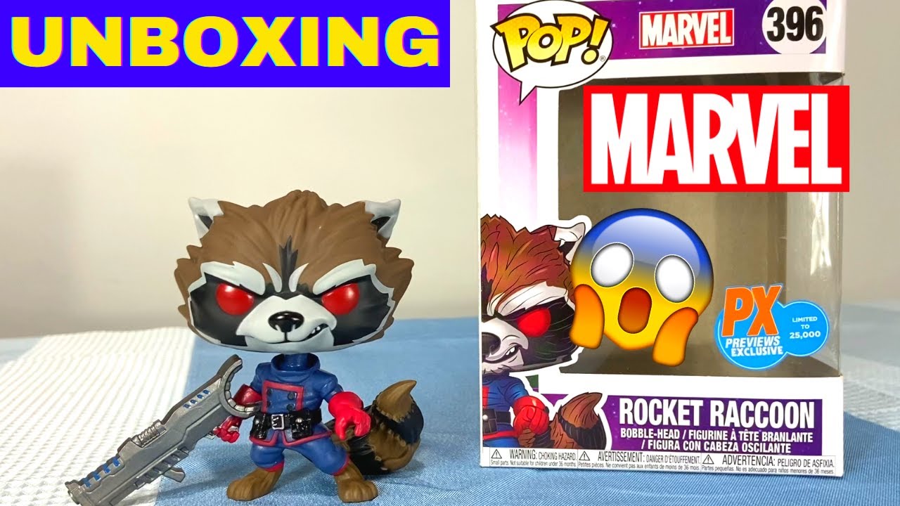 🚀Funko Pop! MARVEL ROCKET RACCOON [100% Exclusivo] Edición de Colección ...
