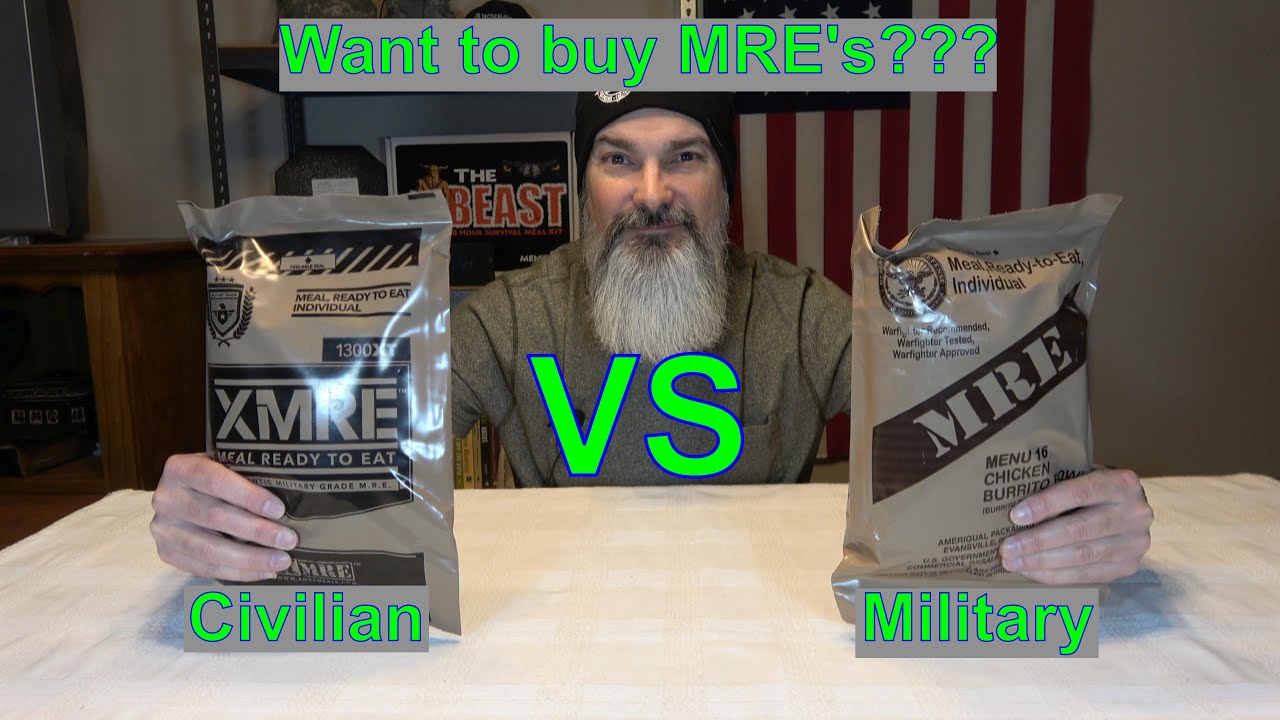 Buying MRE's...Civilian or Military???? Lets find out, - YouTube