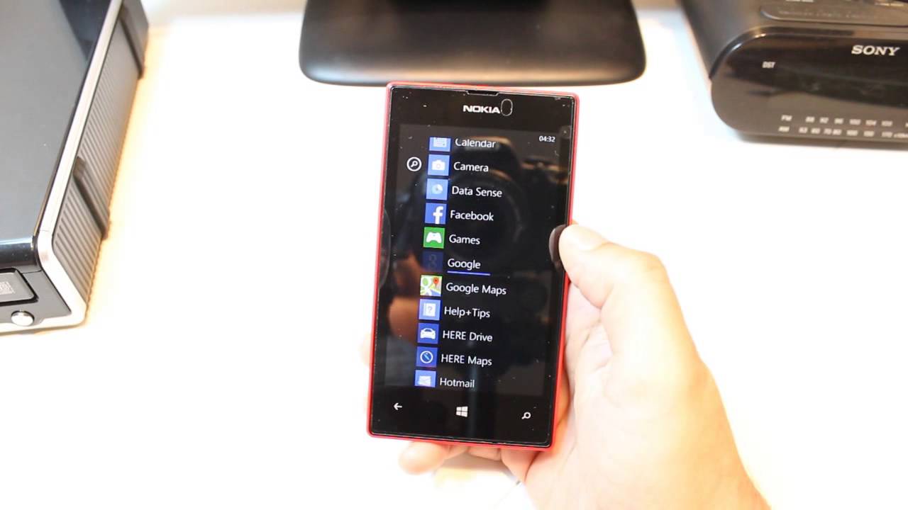 Google Search install to Nokia Lumia 520 - YouTube