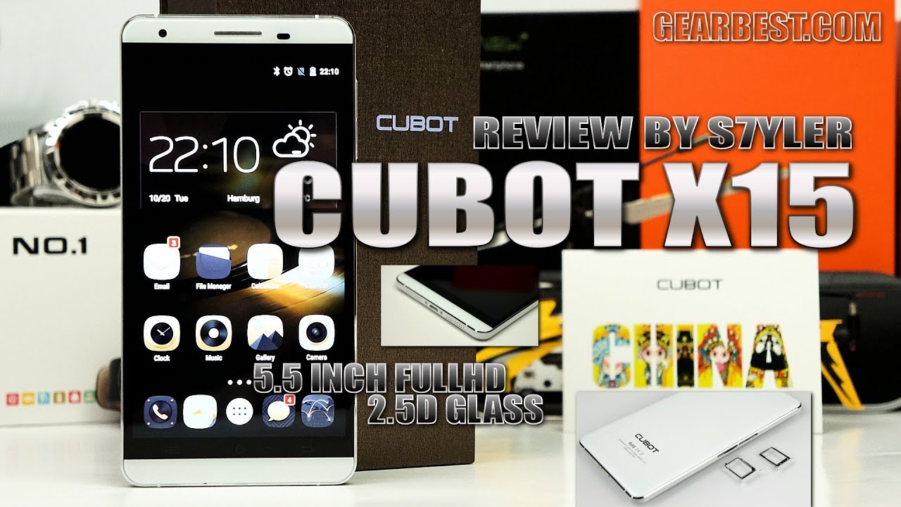 Cubot X15 (Review) 5.5" FHD, 2.5D Glass, CNC frame - Video by s7yler ...
