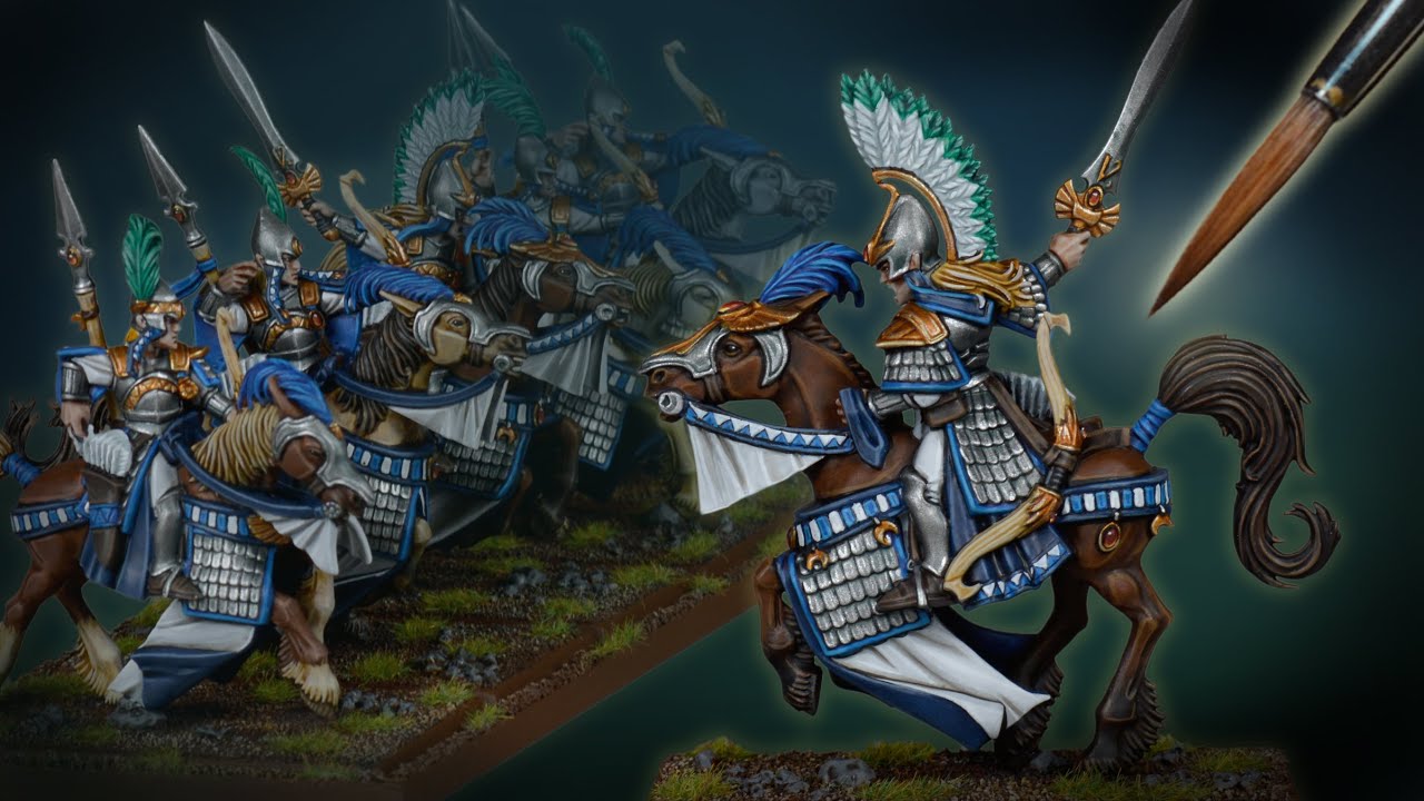 How to Paint High Elves - Ellyrian Reavers | Contrast Painting Tutorial ...
