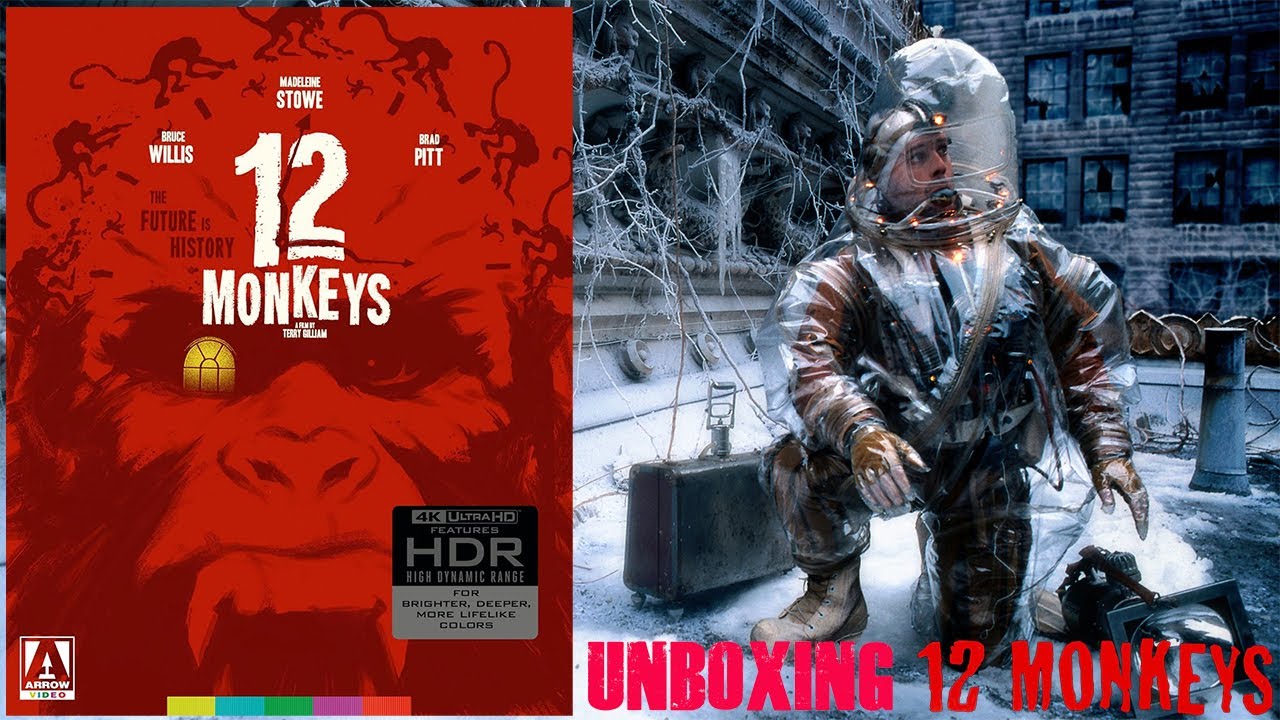 12 Monkeys 1995 Arrow Video 4K Edition (Review and Unboxing) (Bruce Willis, Brad Pitt) - YouTube