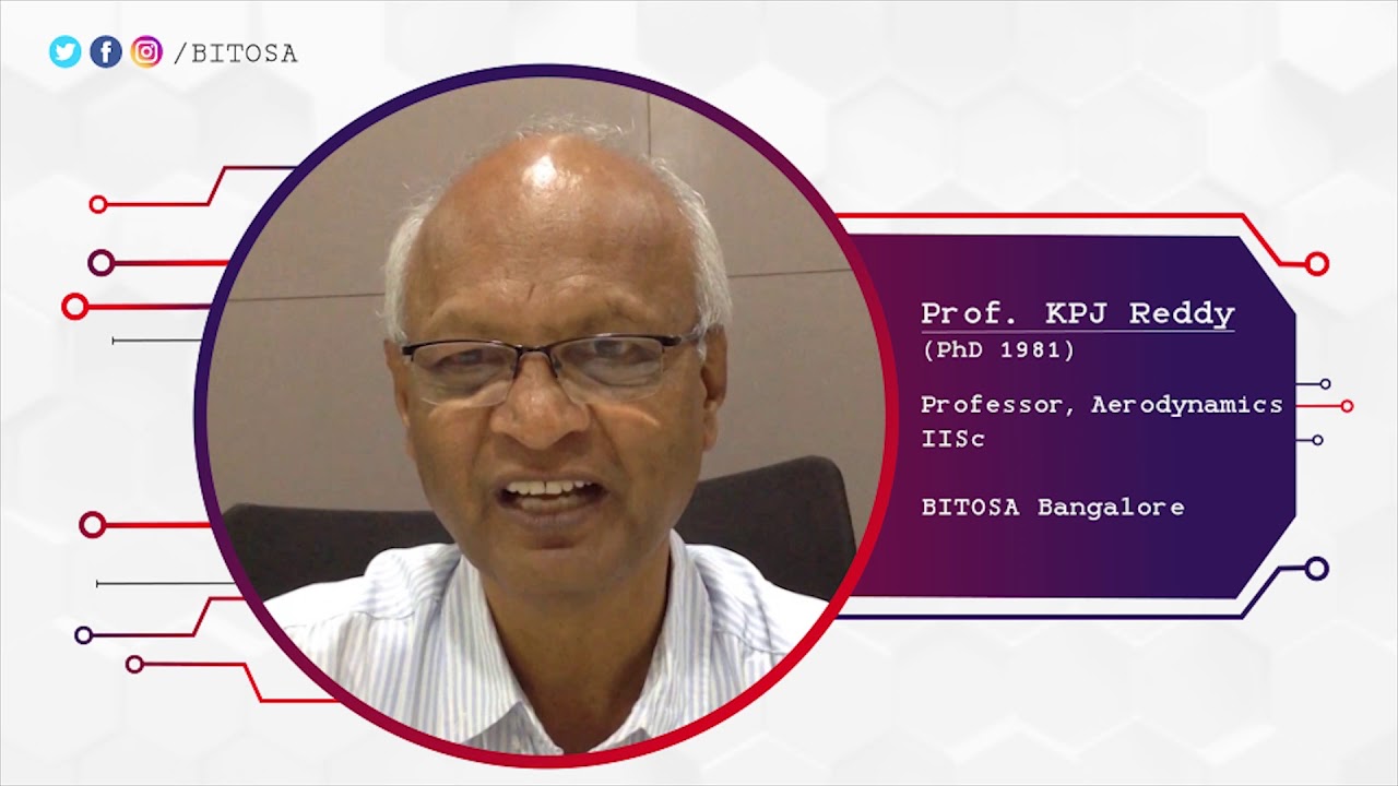 Meet Prof. KPJ Reddy - Professor Aerodynamics @IISc Bangalore - at BGC5 ...