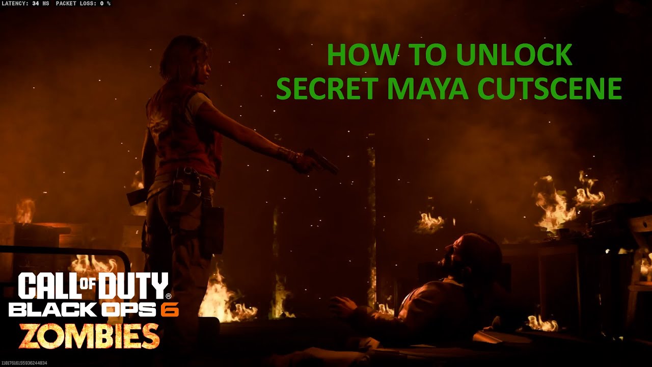 HOW TO UNLOCK SECRET MAYA EE CUTSCENE - BO6 ZOMBIES - YouTube
