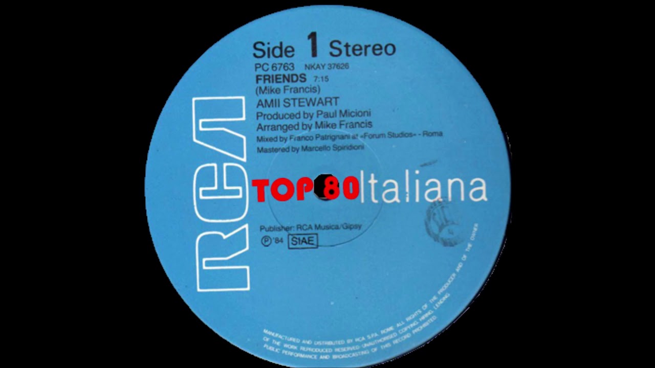Amii Stewart - Friends (Extended Version) - YouTube