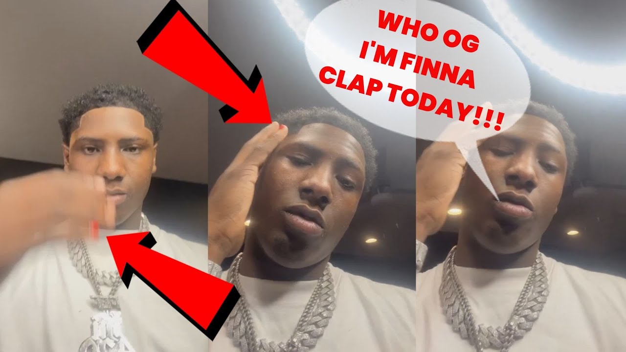 PGF Nuk Wearing Red Nail Polish “Who OG I’m Finna Clap Today?” - YouTube