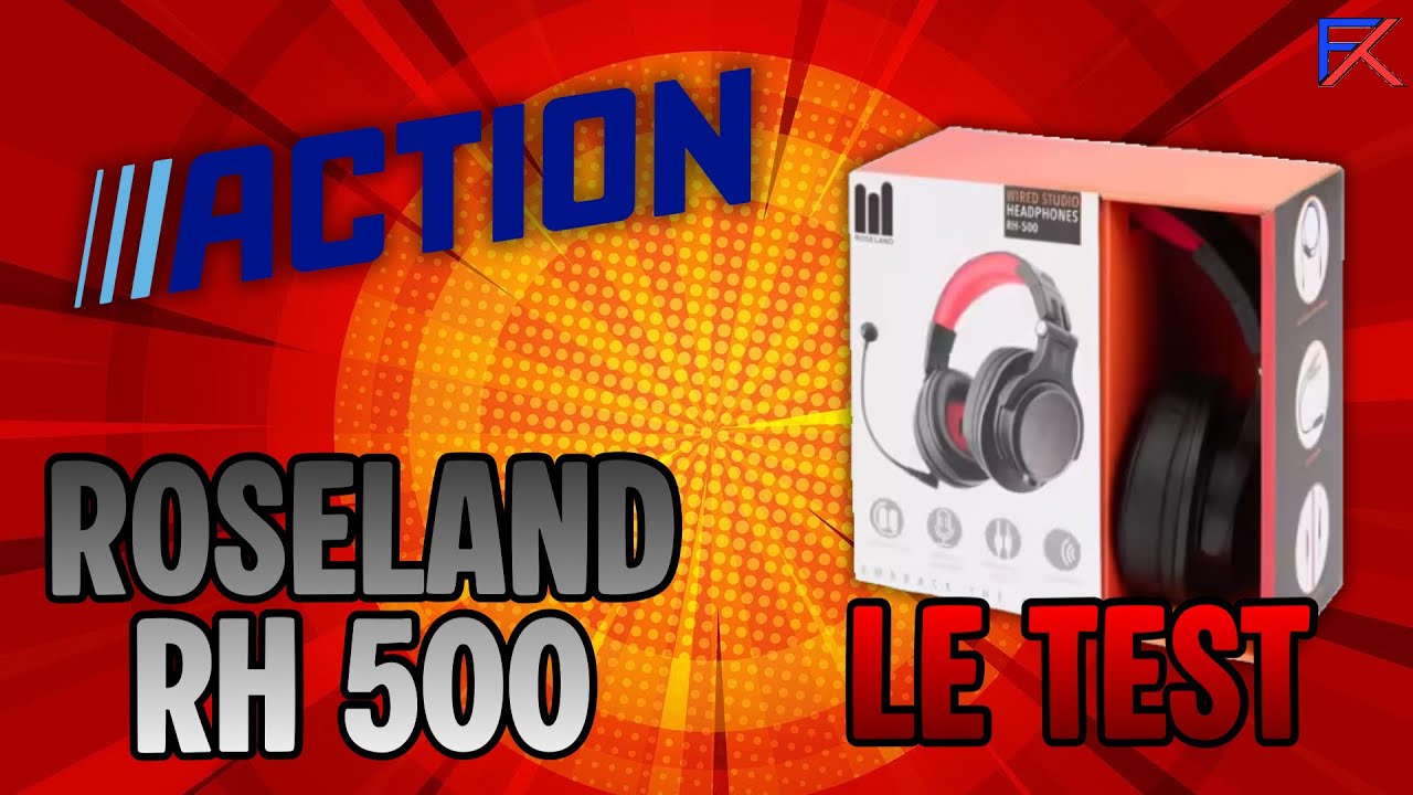Roseland RH 500 - Test du casque de chez Action ! - YouTube