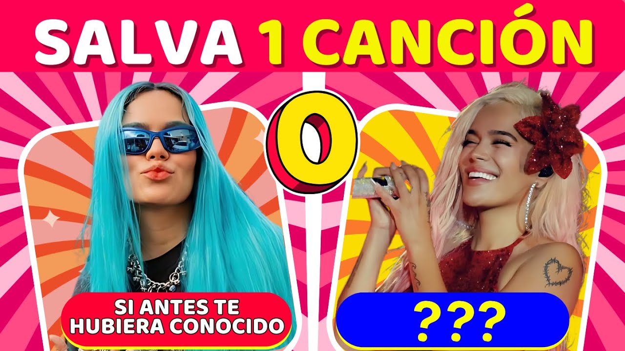 Salva 1 CANCIÓN SORPRESA del Mismo CANTANTE 🎁🎶|Elige una Canción sin ...