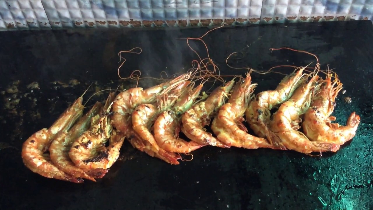 Butter Prawns fry | Fish Fry | Fort Cochin Beach Side Prawns Fry | Fort ...