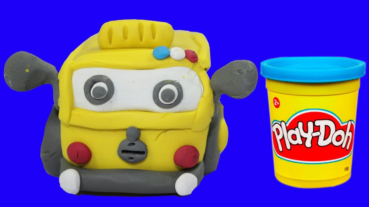 Pororo School Bus Play Doh Surprise Toys | Children Nursery Rhymes with ...