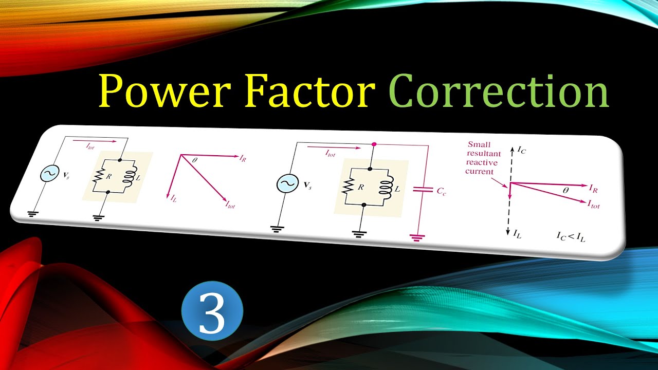 Power Factor Correction ⭐ Example 3: Capacitive Load - YouTube