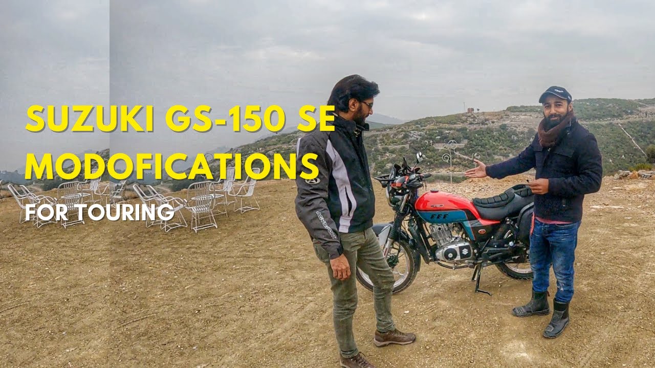 Suzuki GS -150 SE - Modifications For Touring - YouTube