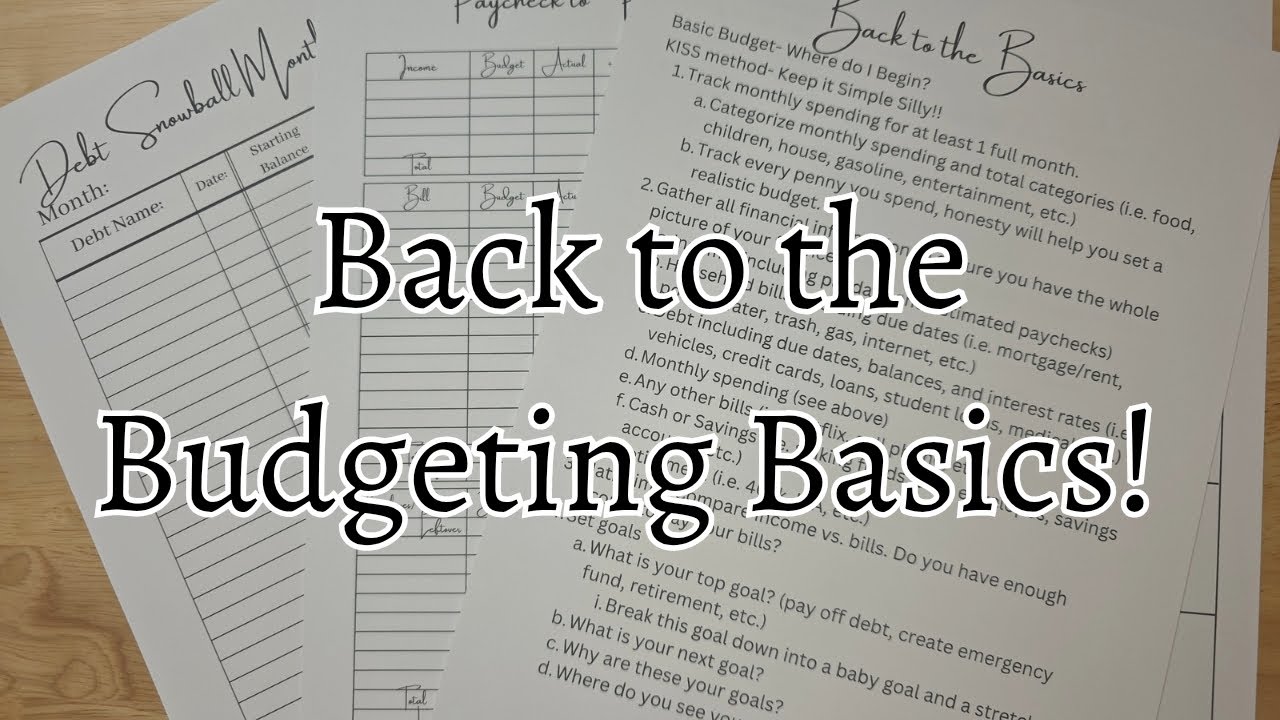 $85k in Debt to $50k in Savings • How to Create a Budget • Back to the ...
