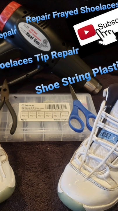 Best Way To Repair Frayed Shoelaces Fix Shoe Strings Bootlaces Lace Tips Aglet Plastic Tip ...