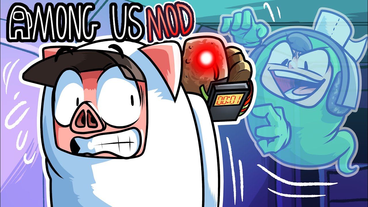 Among Us mod but Imposters have hot potato bombs... - YouTube