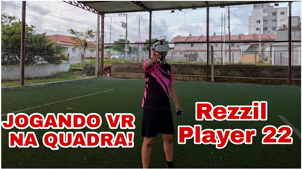 Jogando VR numa Quadra de Futebol! Rezzil Player 22 - YouTube