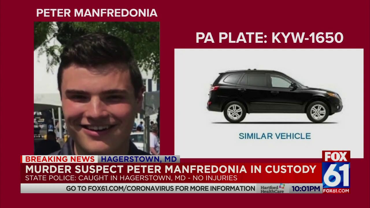 BREAKING: CT Murder Suspect Peter Manfredonia Captured in Maryland ...