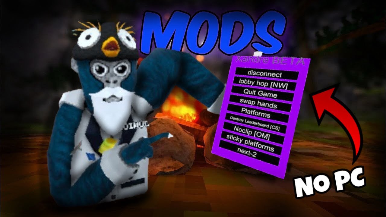 Using Gorilla Tag mods with NO PC!!! - YouTube