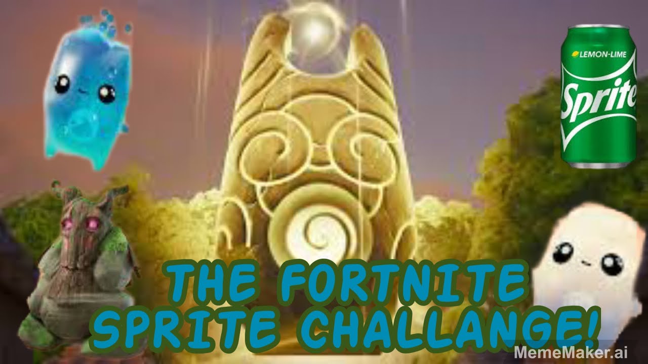The Fortnite Sprite Challenge! - YouTube