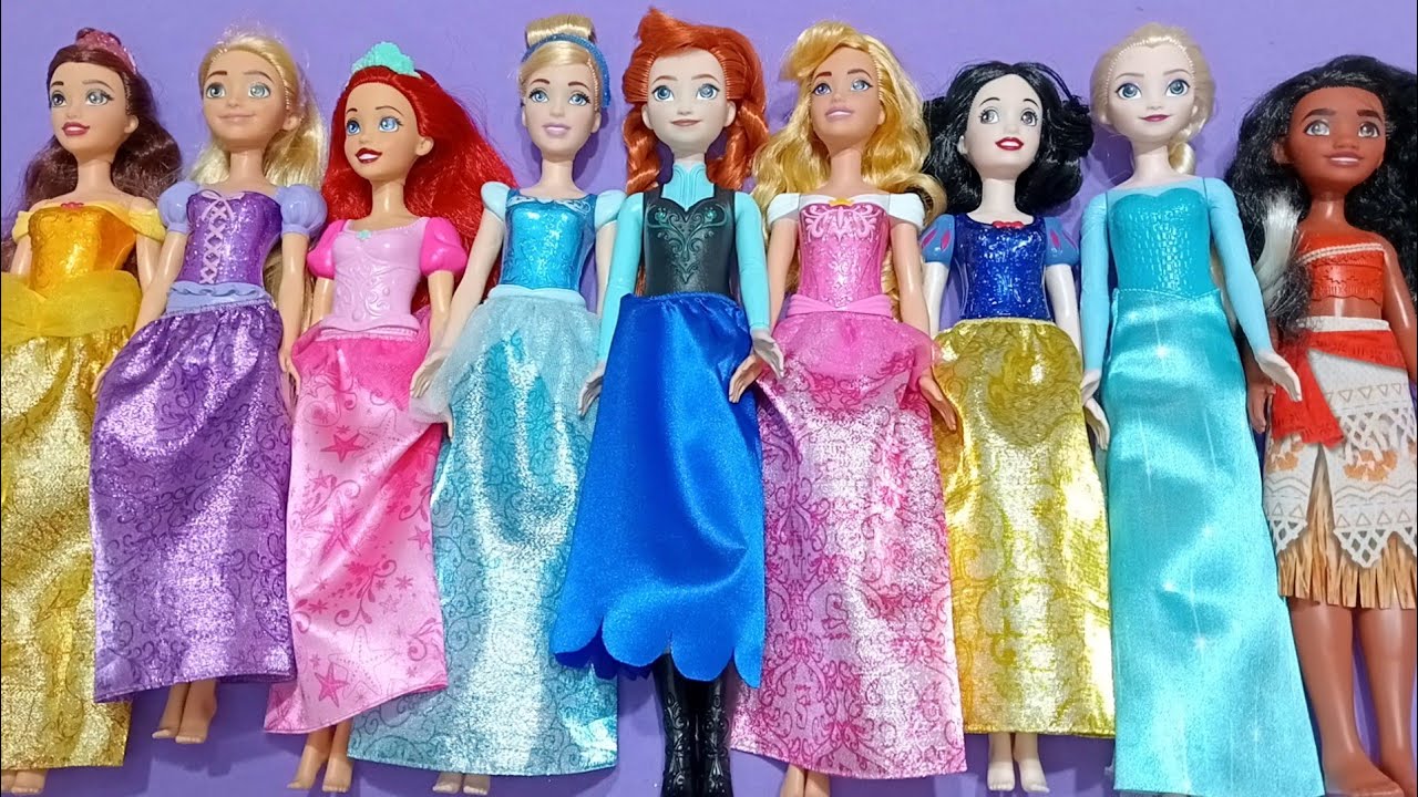 Wrapped Disney Princess Doll Mattel and Original Dolls ~ DIY Miniature ...