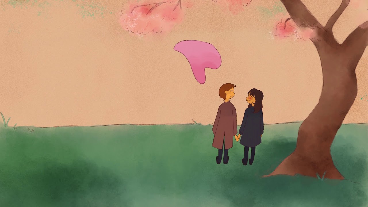 A animated spring poem by Matsuo Basho - YouTube