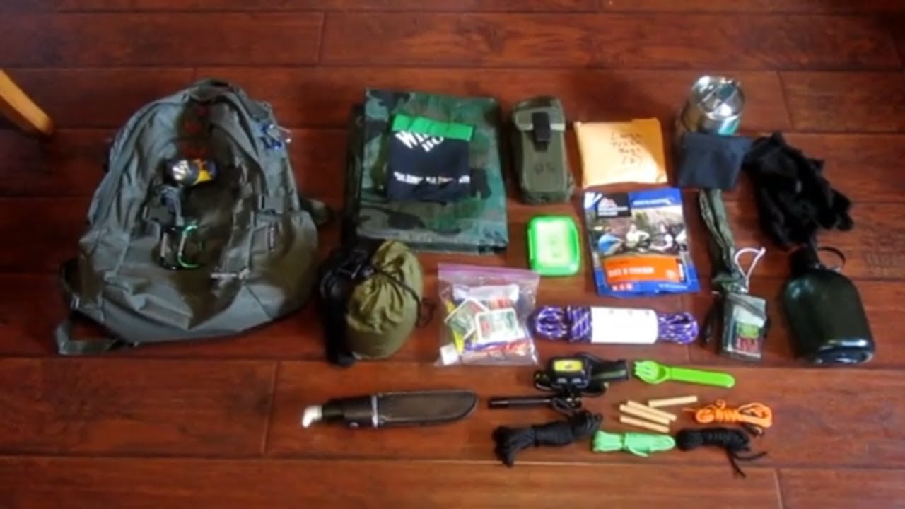 Level 2 Hiking Kit - The 12 to 24 Hour Kit - YouTube