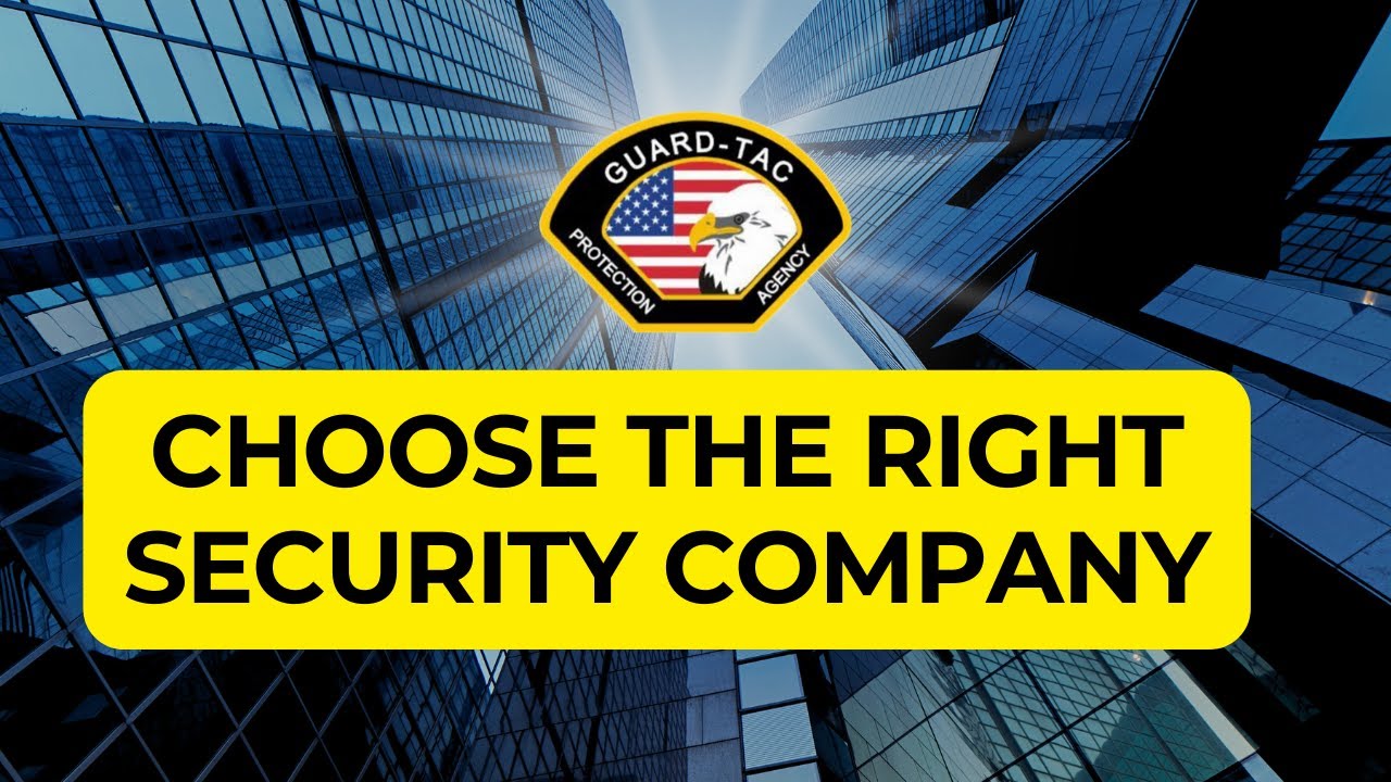 How To Chose The Right Security Company - YouTube