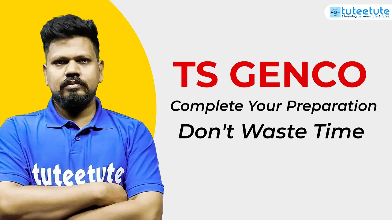 TS Genco | Complete Your Preparation, Don't Waste Time | tuteetute # ...