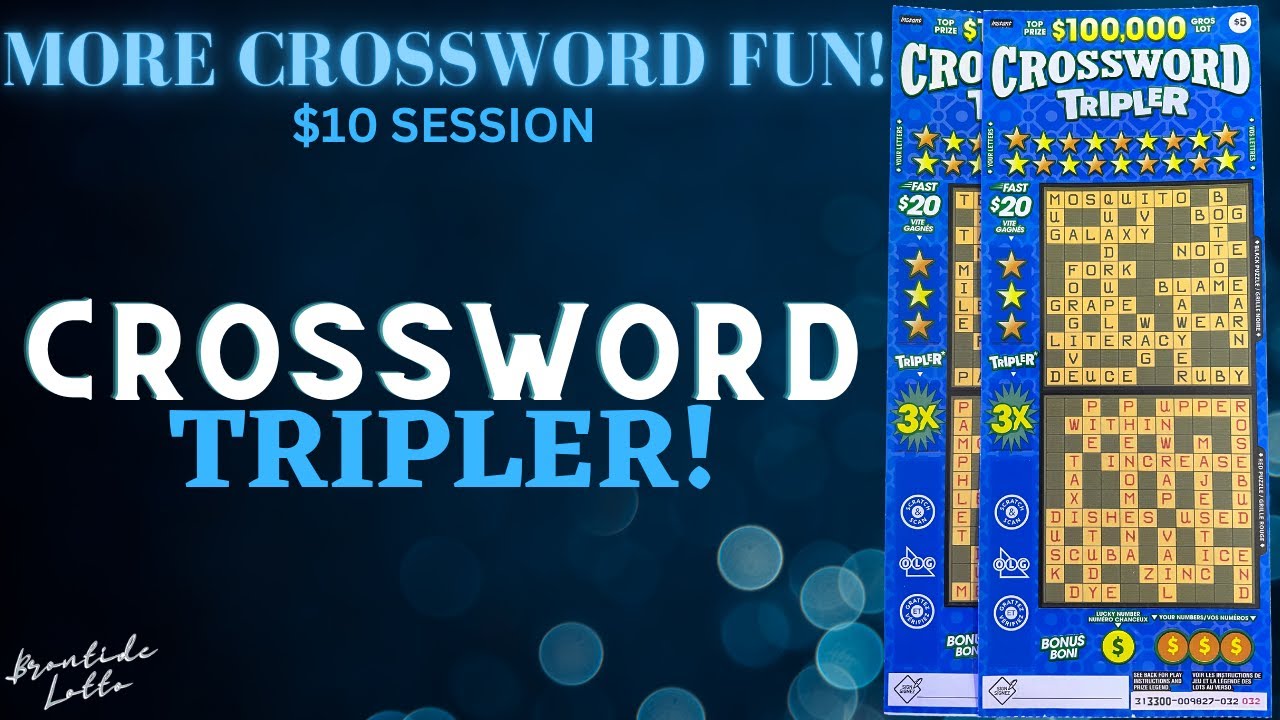 CROSSWORD TRIPLER SESSION! $10 IN TICKETS!🍀🤞🏻 - YouTube