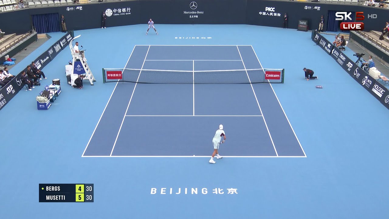 2024 China Open : Zizou Bergs vs Lorenzo Musetti Highlights | Tennis ...