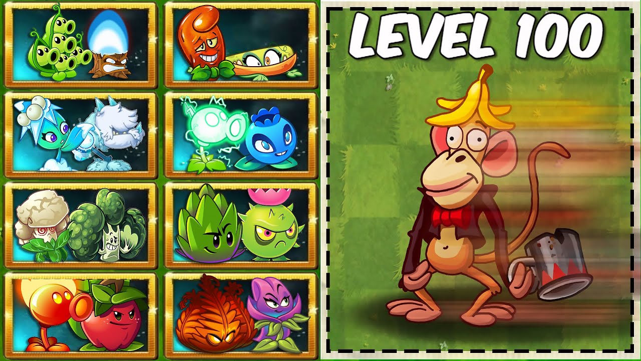 Random 40 Best Pair Team Plants vs Zombie Monkey Level 20 - Who Will ...